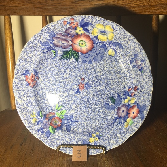 Spode | Kitchen | Copeland Spode Wild Flower Blue Dinner Plate Made In ...